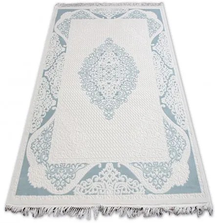 koberec AKRYL MIRADA 5416, střapce, modrý velikost 80x300 cm | krásné koberce cz