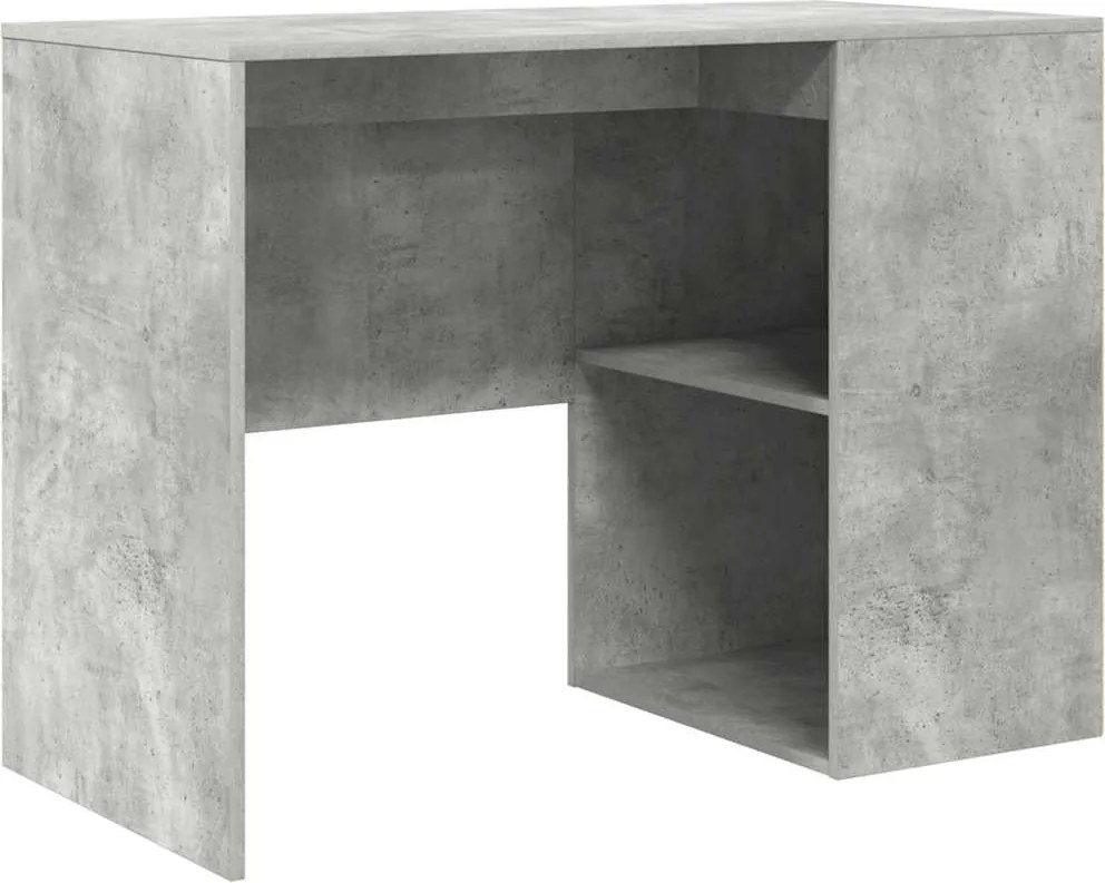 Rohový psací stůl se zásuvkou Betonově šedá 102 x 88 x 75 cm 3337276