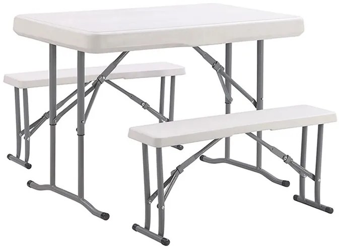 Dětský skládací pivní set (stůl + 2x lavice)