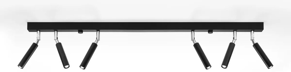 Sollux Lighting Stropní svítidlo EYETECH 6 Černá