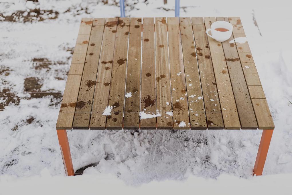 Zahradní nábytek Egoé Zahradní konferenční stolek Bistrot Dřevo: termo-jasan ošetřený olejem