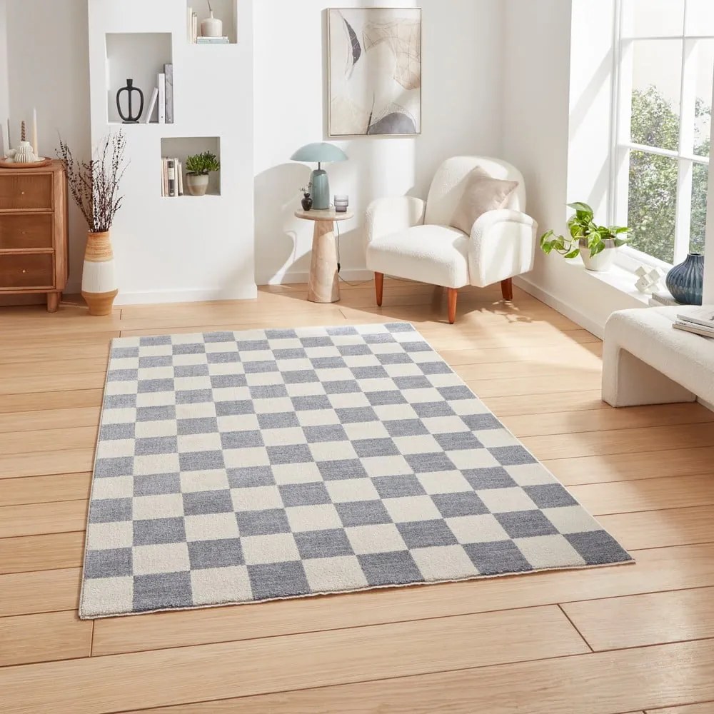 Modrý koberec 80x150 cm Baltimore – Think Rugs