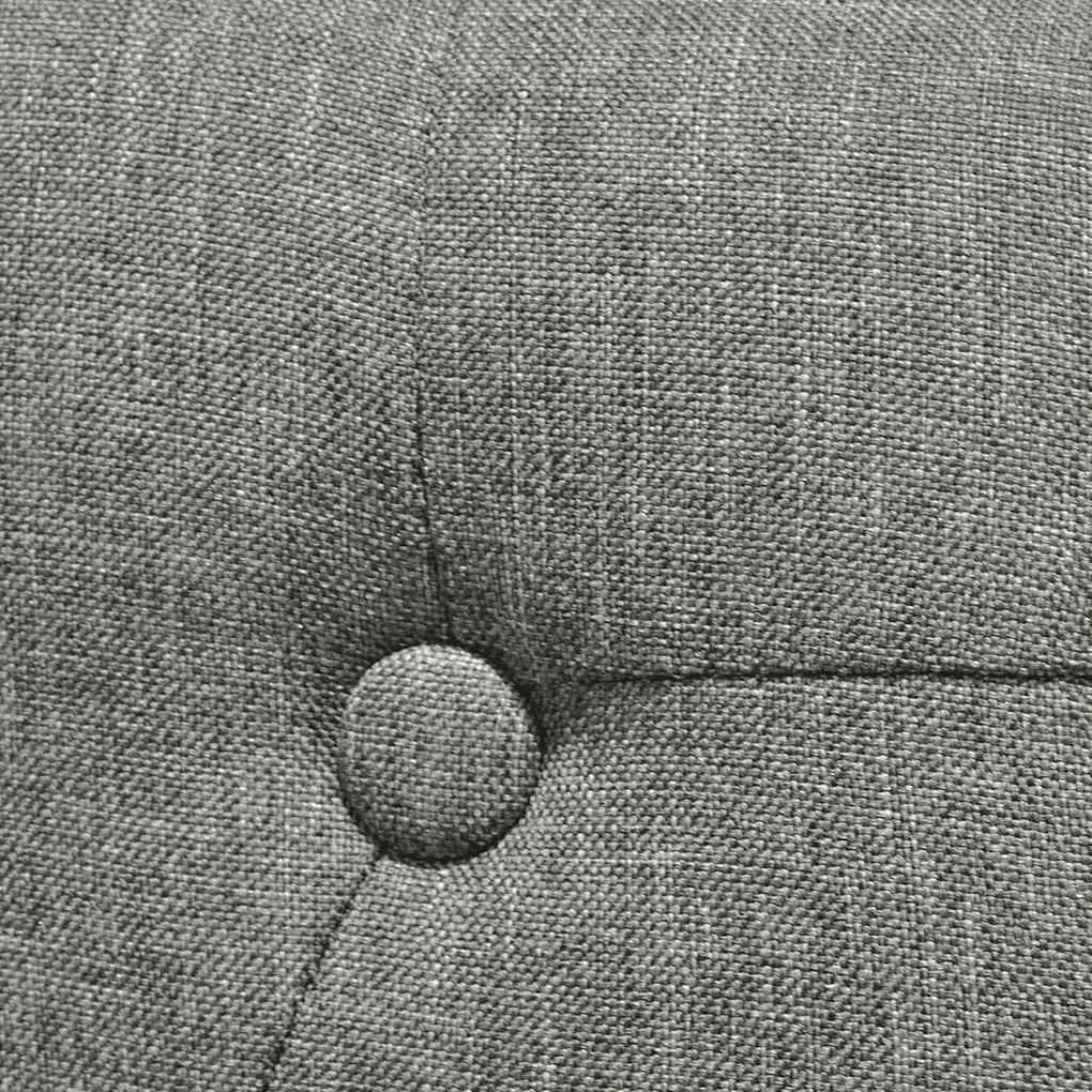 Jídelní židle 6 ks šedé textil 272247