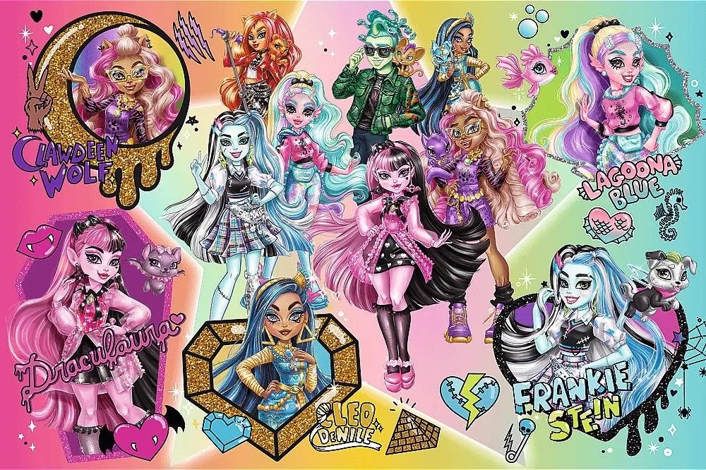 Trefl puzzle monster high: zombie na vrcholu 300 dílků