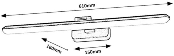 Rabalux 71148 - LED Obrazové svítidlo NABIL LED/15W/230V 4000K bílá