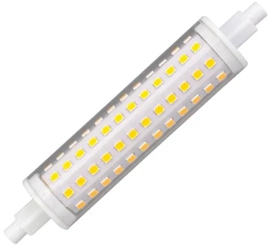 Prémiová stmívatelná LED žárovka R7s 118mm, 10W, 910lm studená, ekvivalent 66W