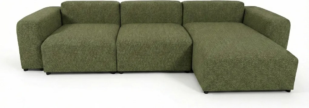 Rohová modulární sedací souprava do L MODINI, 330 cm Barva látky Sorella: Modrá (Sorella 77)