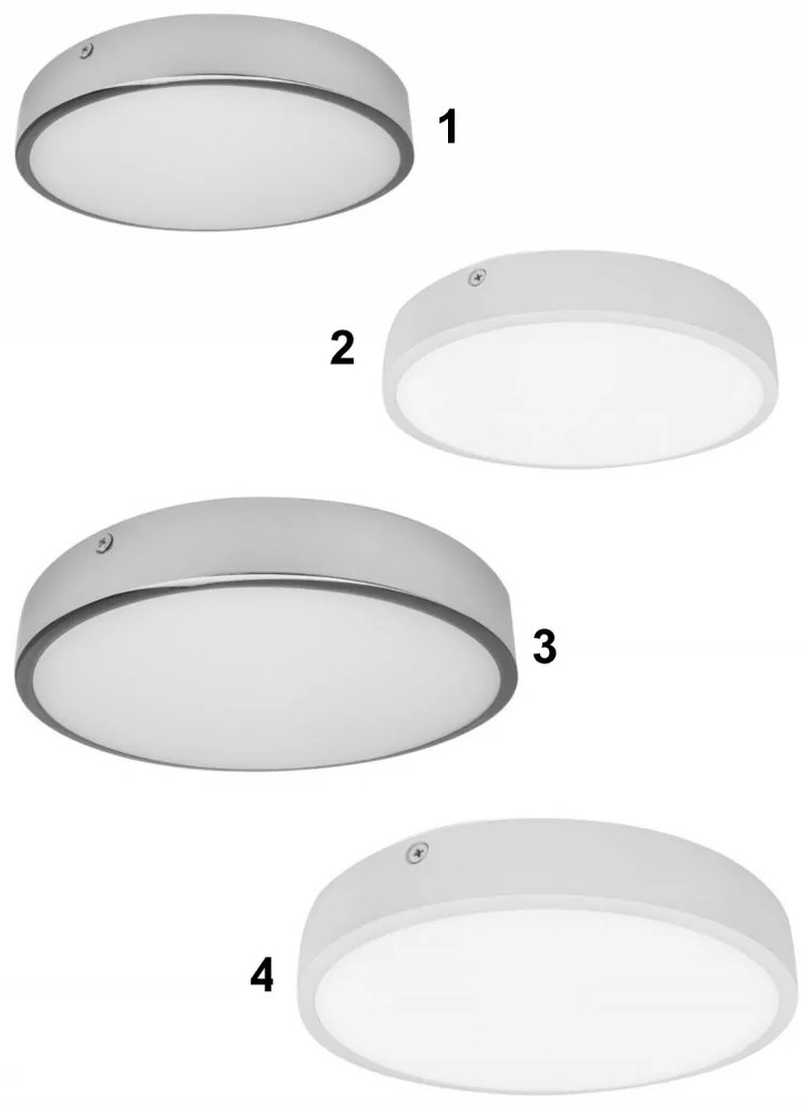 Palnas Stropní/nástěnné LED svítidlo EGON ø 14,5 cm Barva: Chrom, 3000K