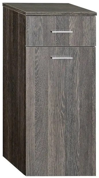 ZOJA/KERAMIA FRESH skříňka spodní s košem 35x78x29cm,mali wenge (50262) Aqualine