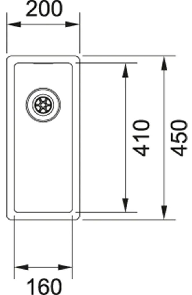 Nerezový dřez Franke BXX 210/110-16