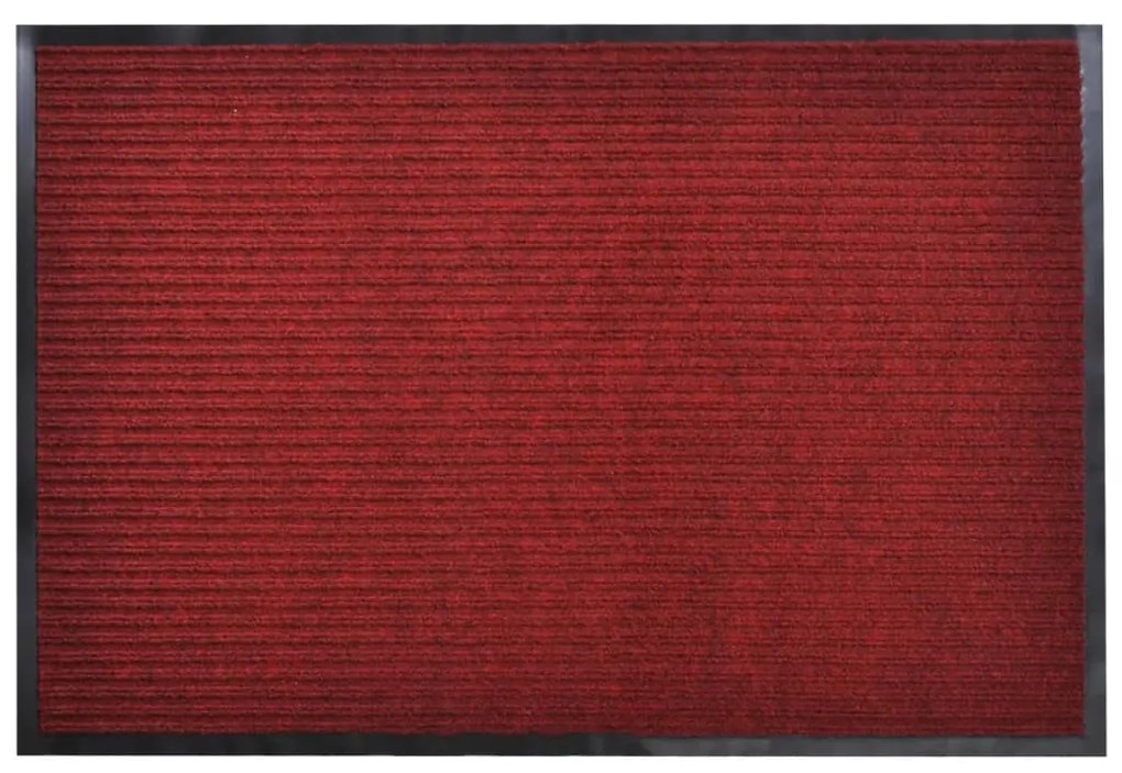 241271 vidaXL Červená PVC rohožka 90 x 150 cm