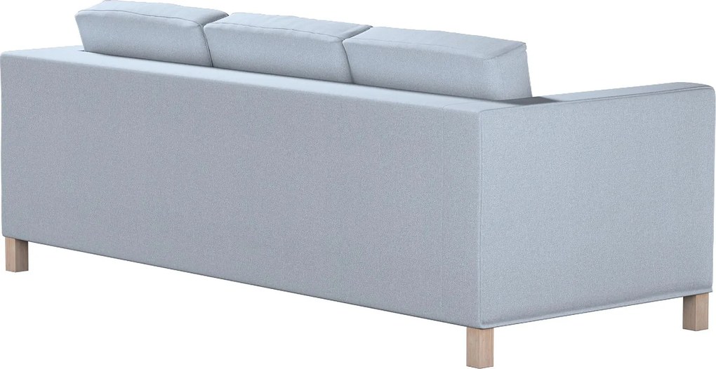 Potah na pohovku IKEA  Karlanda 3-místná nerozkládací, krátký barva modrá látka pletený vzor