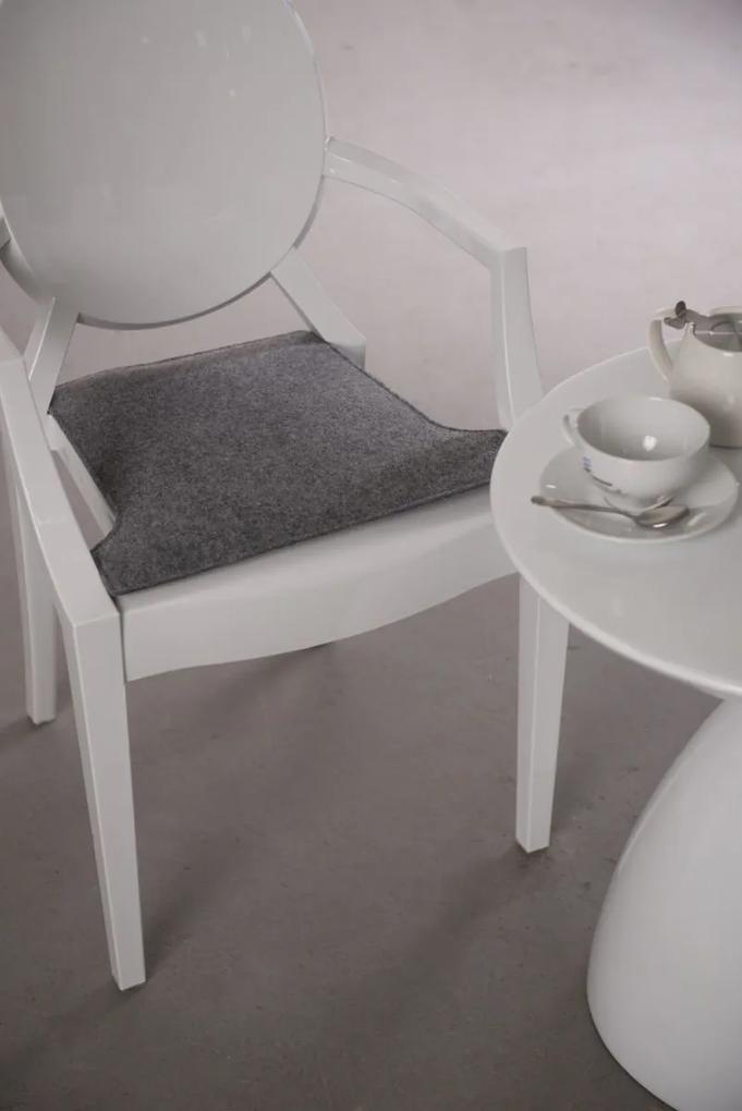 Design2 Polštář na židle ROYAL šedý světlý