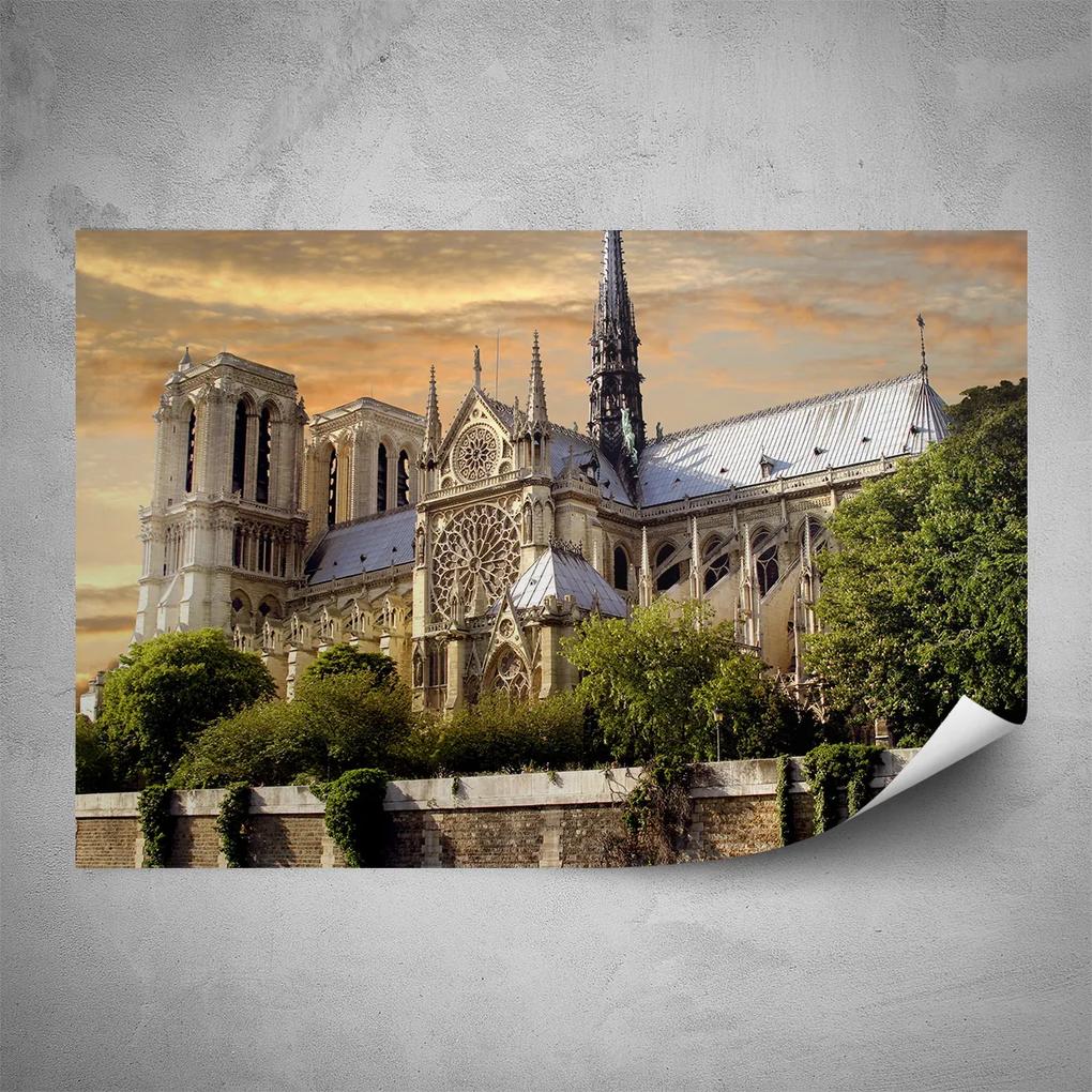 Plakát - Notre Dame (60x40 cm) - PopyDesign