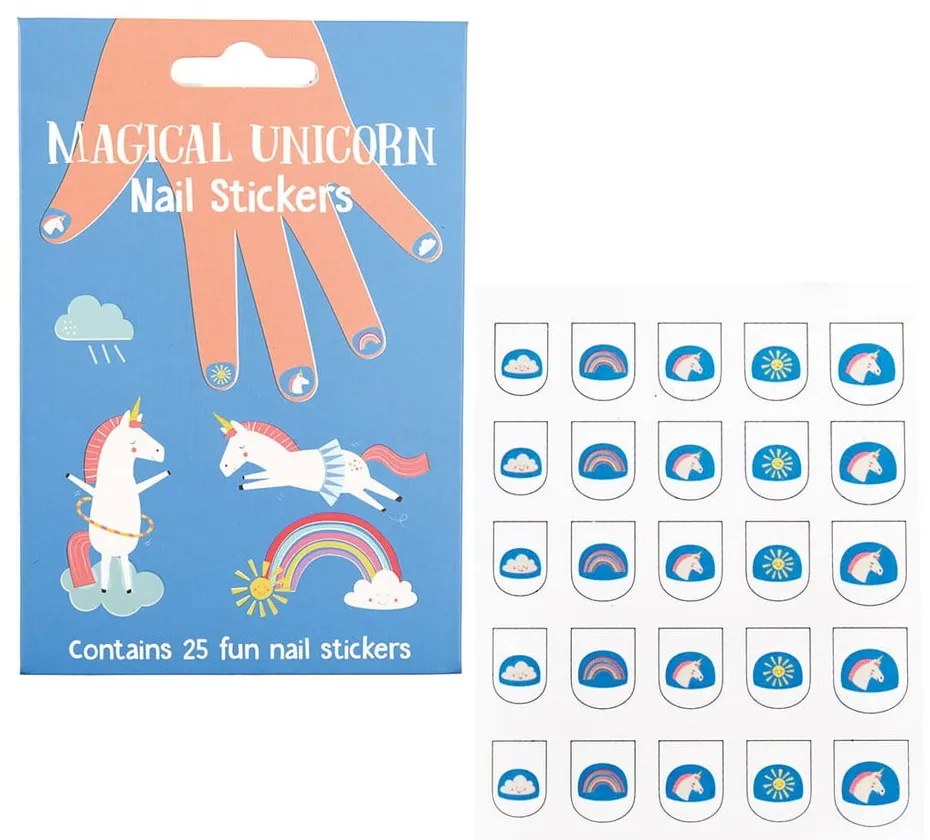Kreativní sada Magical Unicorn – Nail stickers – Rex London