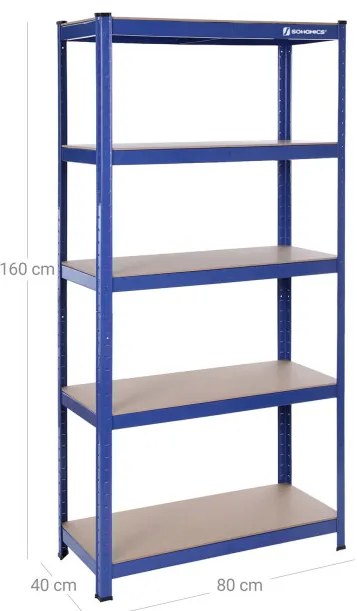 Regál 80x160x40 cm GLR44Q