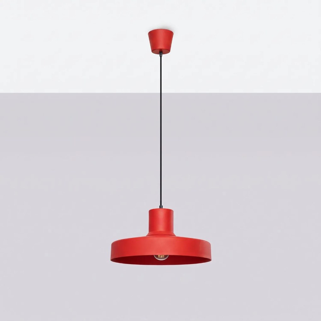 Sollux Lighting Závěsné svítidlo BILO červené