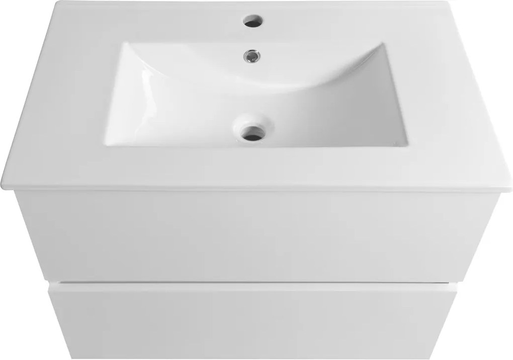 Aqualine Aqualine, PANEDA umyvadlová skříňka 74,5x55x45,2cm, bílá, PN275