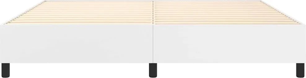 Rám postele s boxspringem bílá 200 x 200 cm umělá kůže 3121066