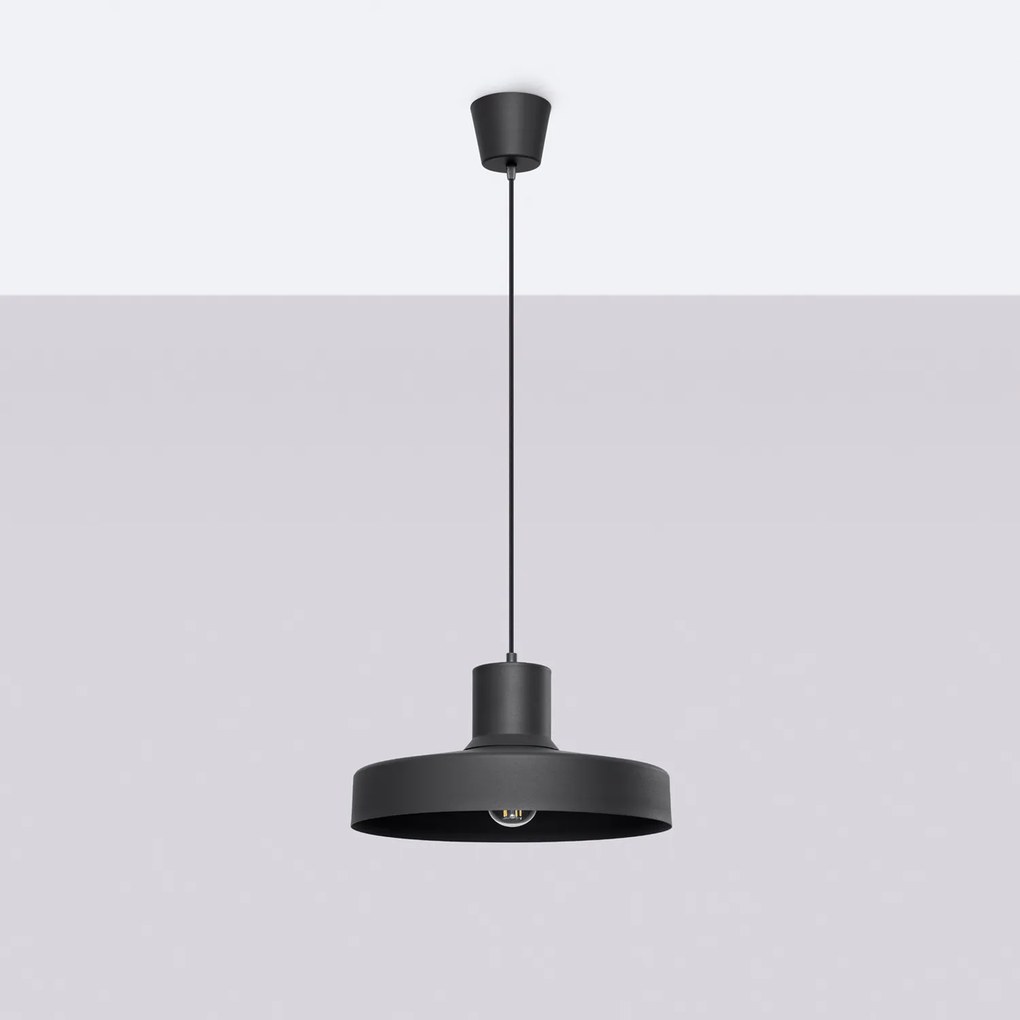 Sollux Lighting Závěsné svítidlo BILO černé