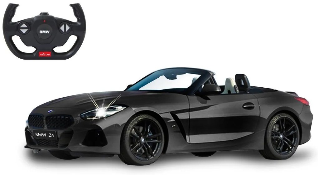 Rc auto jamara bmw z4 roadster 1:14 door manual černé 2,4g a