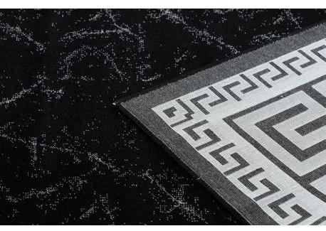 Dywany Luszczow Kusový koberec GLOSS 2813 87, rám, řecký černý / šedá Rozměr koberce: 60 x 300 cm