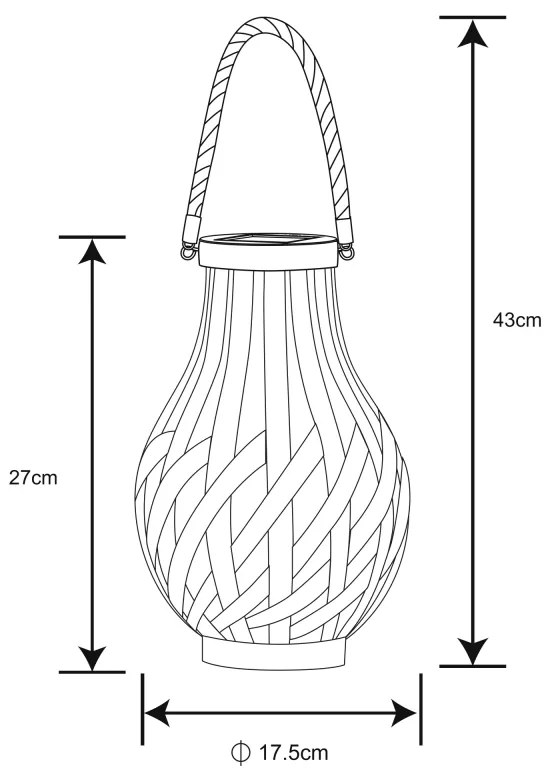 GLOBO SOLAR 36650 Solární svítidlo