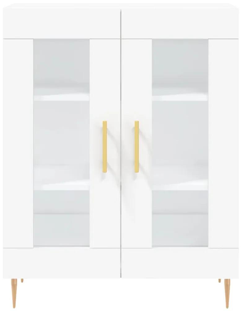 Skříň highboard bílá 69,5 x 34 x 180 cm kompozitní dřevo,  3198265