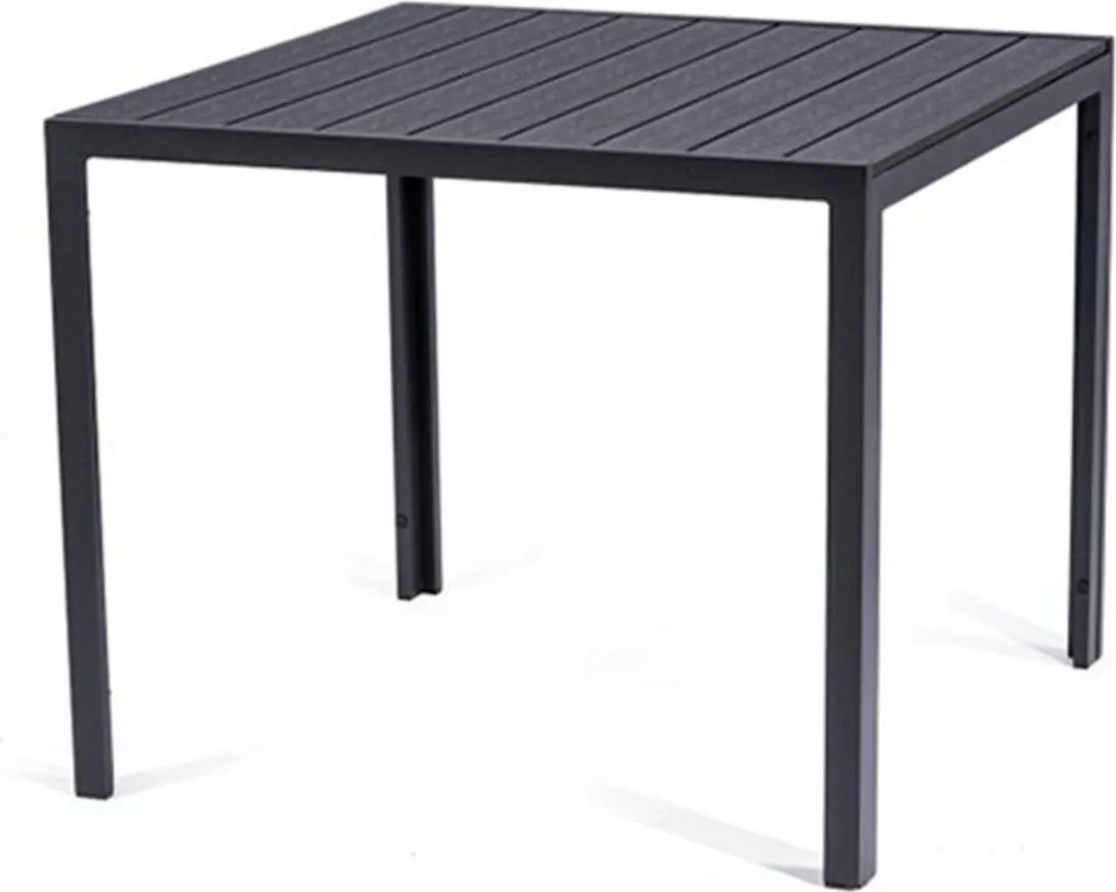 Vikio Zahradní jídelní stůl 90x90cm DT165 antracit