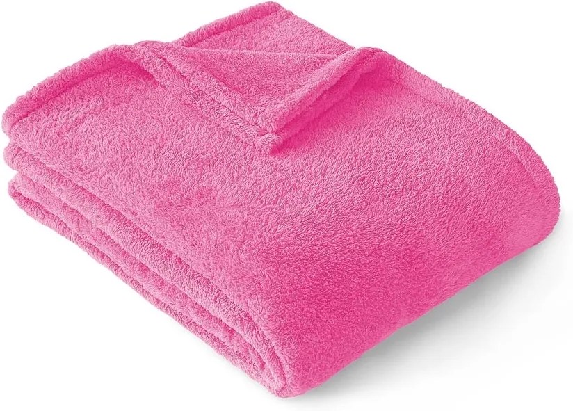 Veba soft deka - růžová 150x200