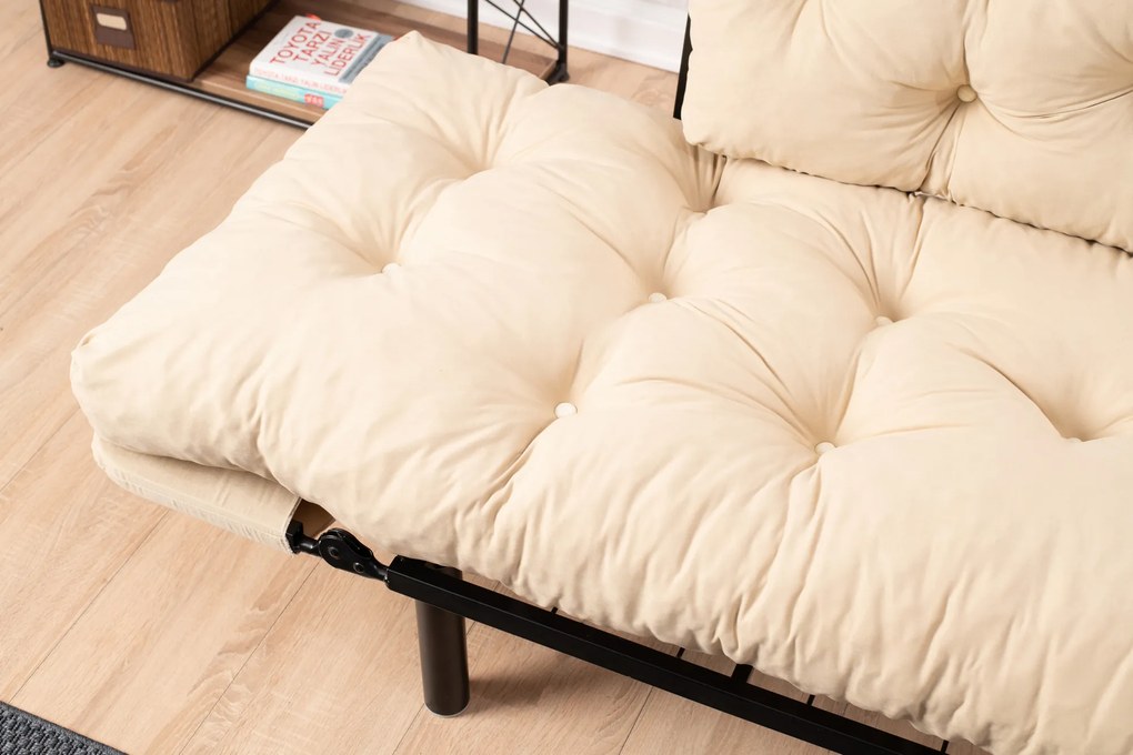 Atelier del Sofa 2-místná pohovka Nitta - Cream, Krémová