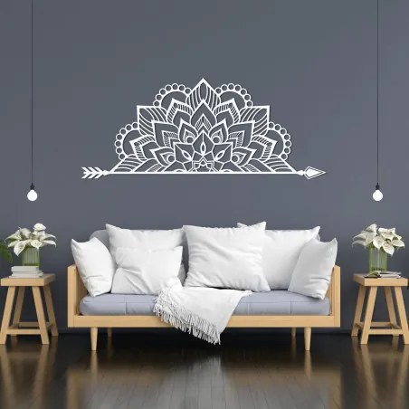 Dřevěná mandala na zeď – Elegantní dekorace na strnu | SENTOP PR0492