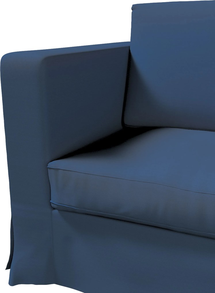 Potah na pohovku IKEA  Karlanda 3-místná nerozkládací, dlouhý barva tmavě modrá