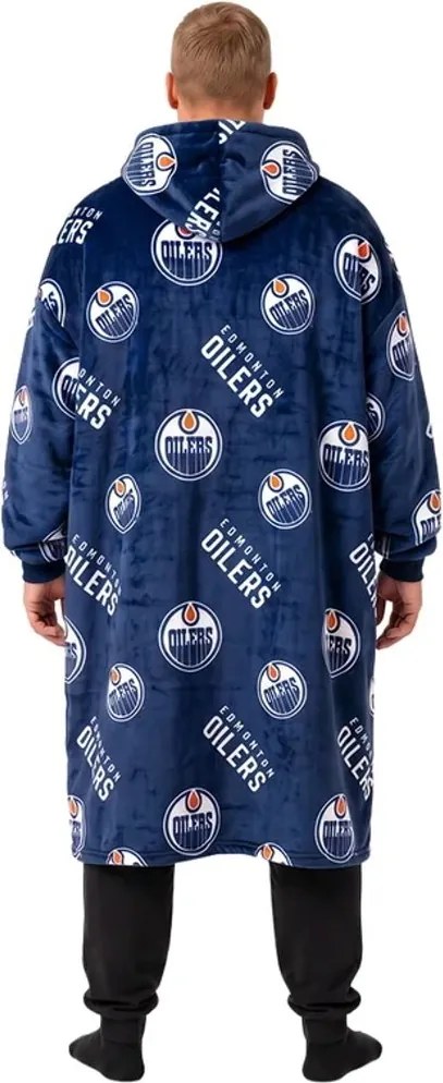 Mikinová televizní deka NHL Edmonton Oilers - vel. XL
