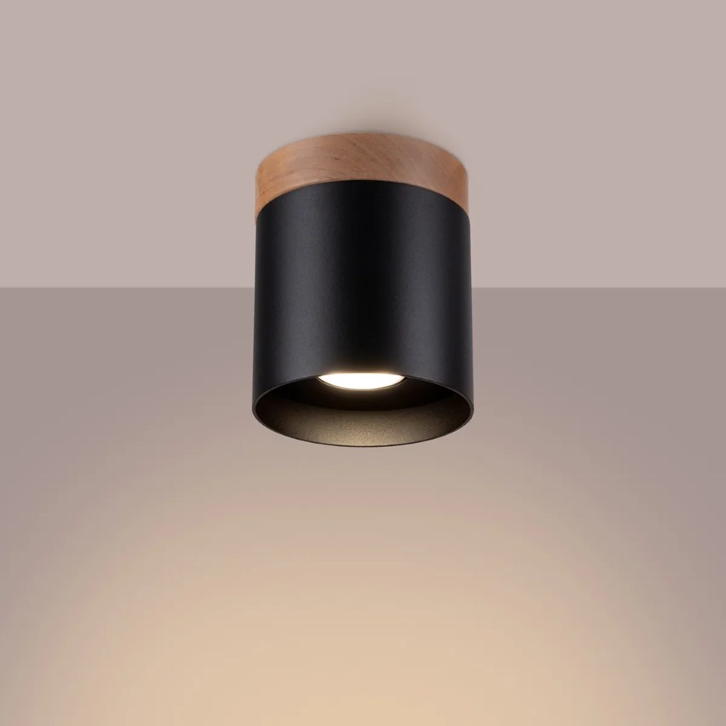 Sollux Lighting Stropní svítidlo RIF černé