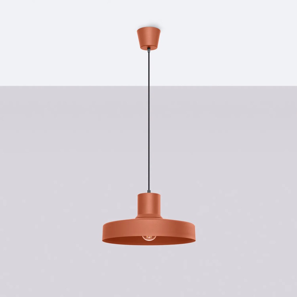 Sollux Lighting Závěsné svítidlo BILO okrově červené