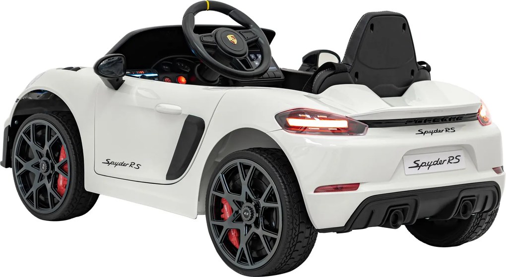 Ramiz Dětské autíčko Porsche Spyder RS 718, bílé sportovní