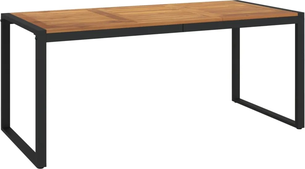 Zahradní stůl s nohami ve tvaru U 180x90x75 cm masivní akácie 319517