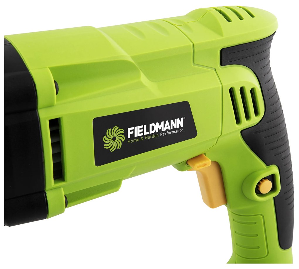 Fieldmann FDV 211050-E Příklepová vrtačka SDS Příkon 1 050 W, Max. vrtání betonu: 26 mm, kovu 13 mm, dřeva: 42 mm, 3 ks vrtáku a 2 ks majzlíku,