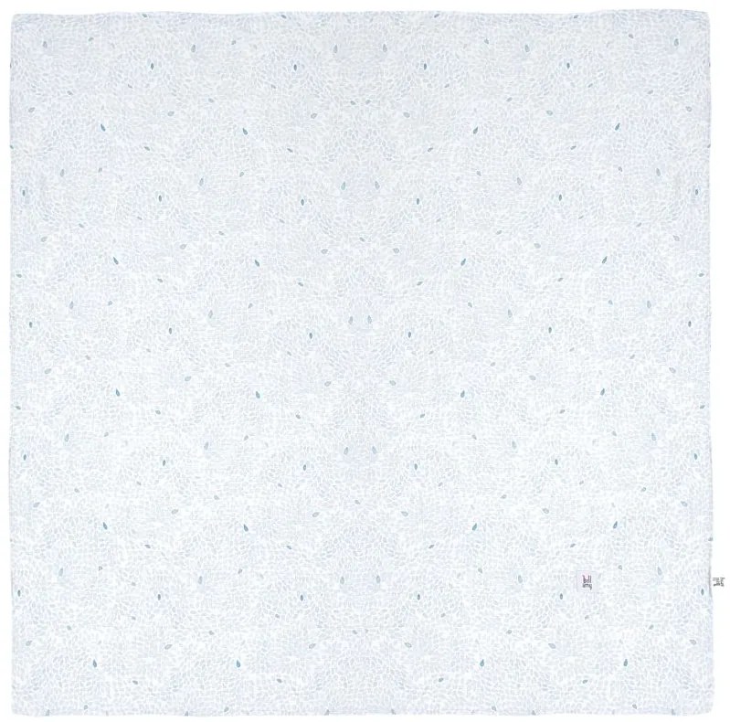 Dětská mušelínová zavinovačka FLAKES 75 x 75 cm