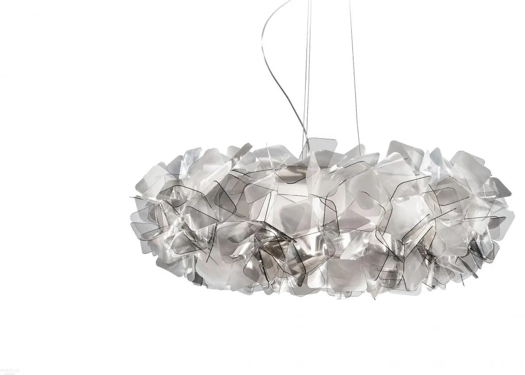 Slamp Clizia Fumé large, závěsné designové svítidlo, 3x12W E27, prům. 78cm