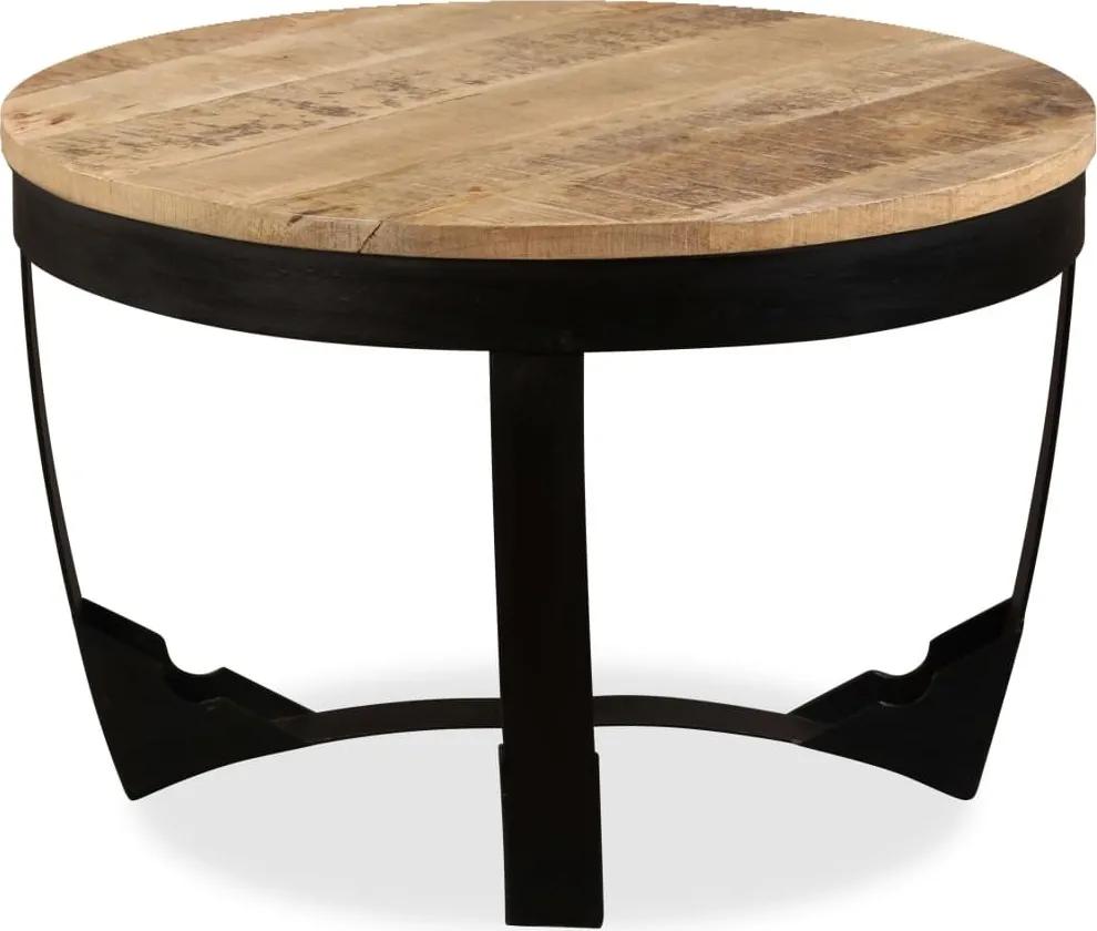 vidaXL Konferenční stolek hrubé mangovníkové dřevo 60 x 40 cm [244673]
