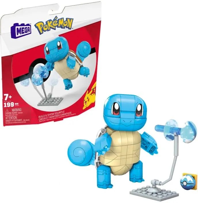 Stavebnice mega construx postav a vystav si pokémona - squirtle