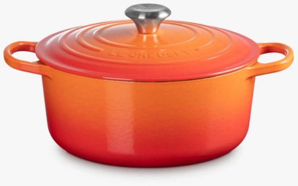 Le Creuset Signature - Pekáč kruhový s poklicí, objem 5,3 l, volcanique 21177260902430