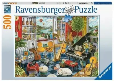 Ravensburger Hudební místnost / 500 dílků / od 14 let