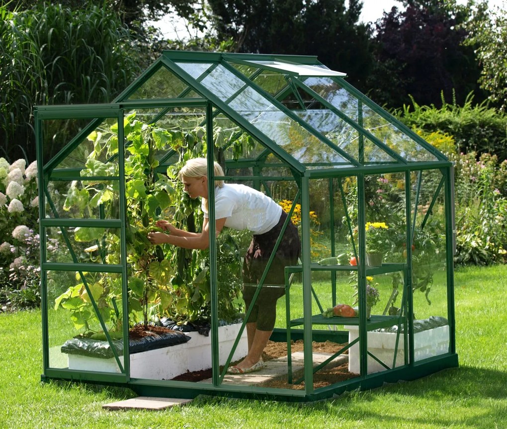 Vitavia Garden Zahradní skleník Vitavia VENUS 3800 čiré sklo 3 mm zelený