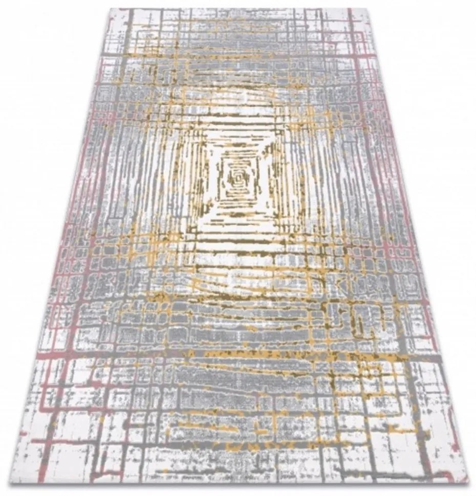 Luxusní kusový koberec akryl Karl krémový 80x300cm