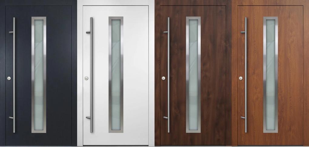 FM Turen - Feldmann & Mayer Vchodové dveře s ocelovým opláštěním FM Turen model DS01 Orientace dveří: Pravé, otevírání dovnitř, Dekor: Bílá, Standardní rozměr dveří včetně rámu: 88 cm x 208 cm - vnější rozměr rámu