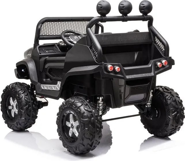 LEAN CARS Vozidlo na akumulátor Mercedes Unimog S, černé