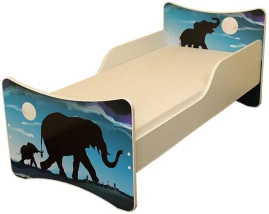 MAXMAX Dětská postel 160x70 cm - AFRIKA